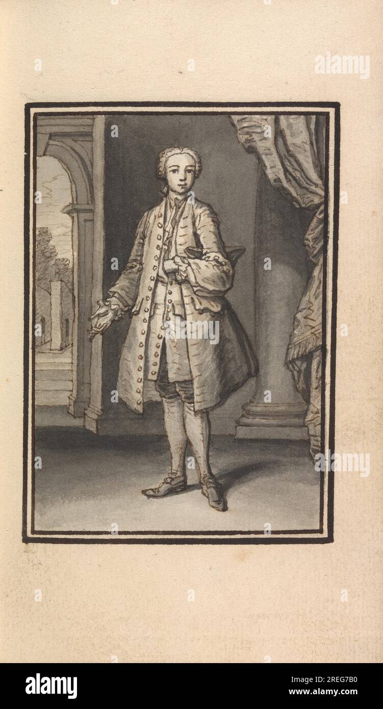 Album Drawing circa 1730 by Thomas Bardwell Stock Photo - Alamy