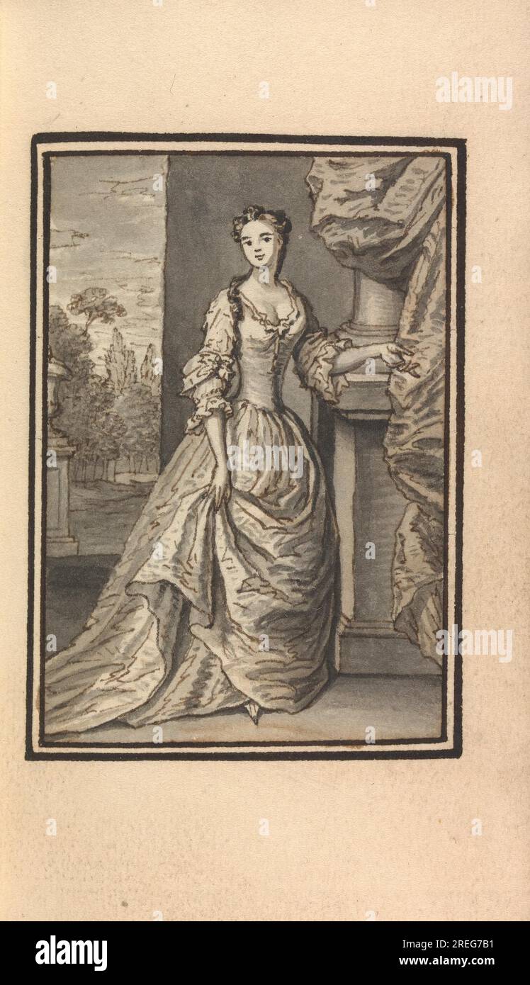 Album Drawing circa 1730 by Thomas Bardwell Stock Photo - Alamy