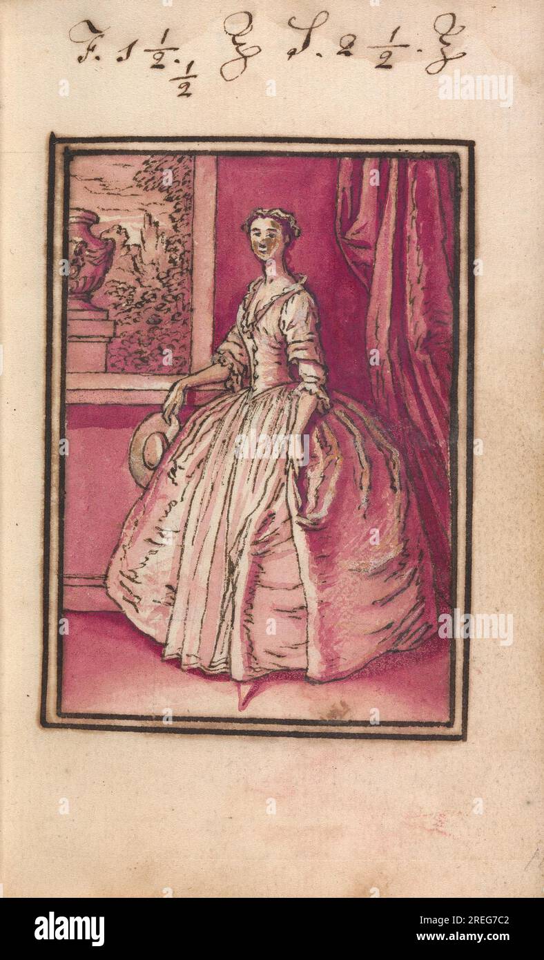 Album Drawing circa 1730 by Thomas Bardwell Stock Photo - Alamy