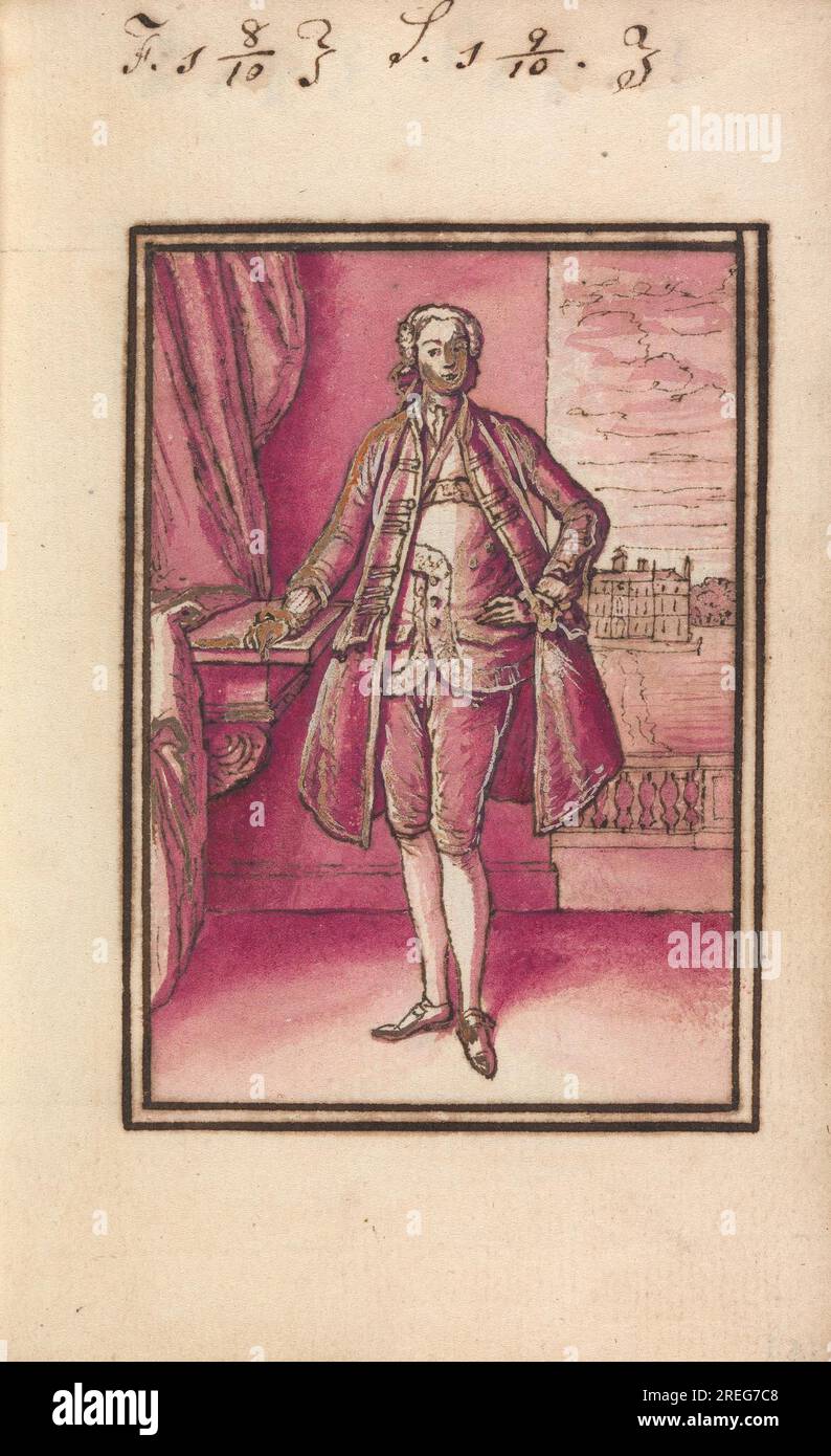 Album Drawing circa 1730 by Thomas Bardwell Stock Photo - Alamy