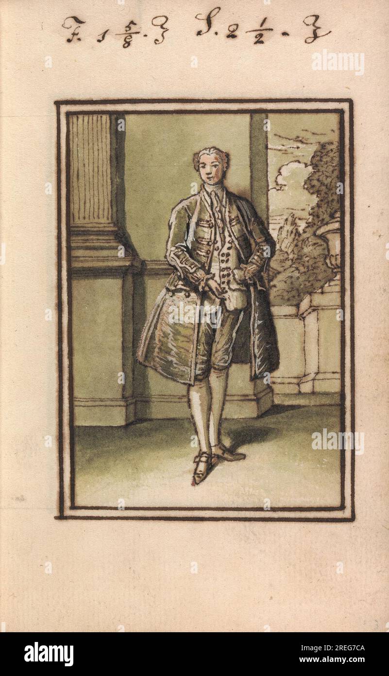 Album Drawing circa 1730 by Thomas Bardwell Stock Photo - Alamy