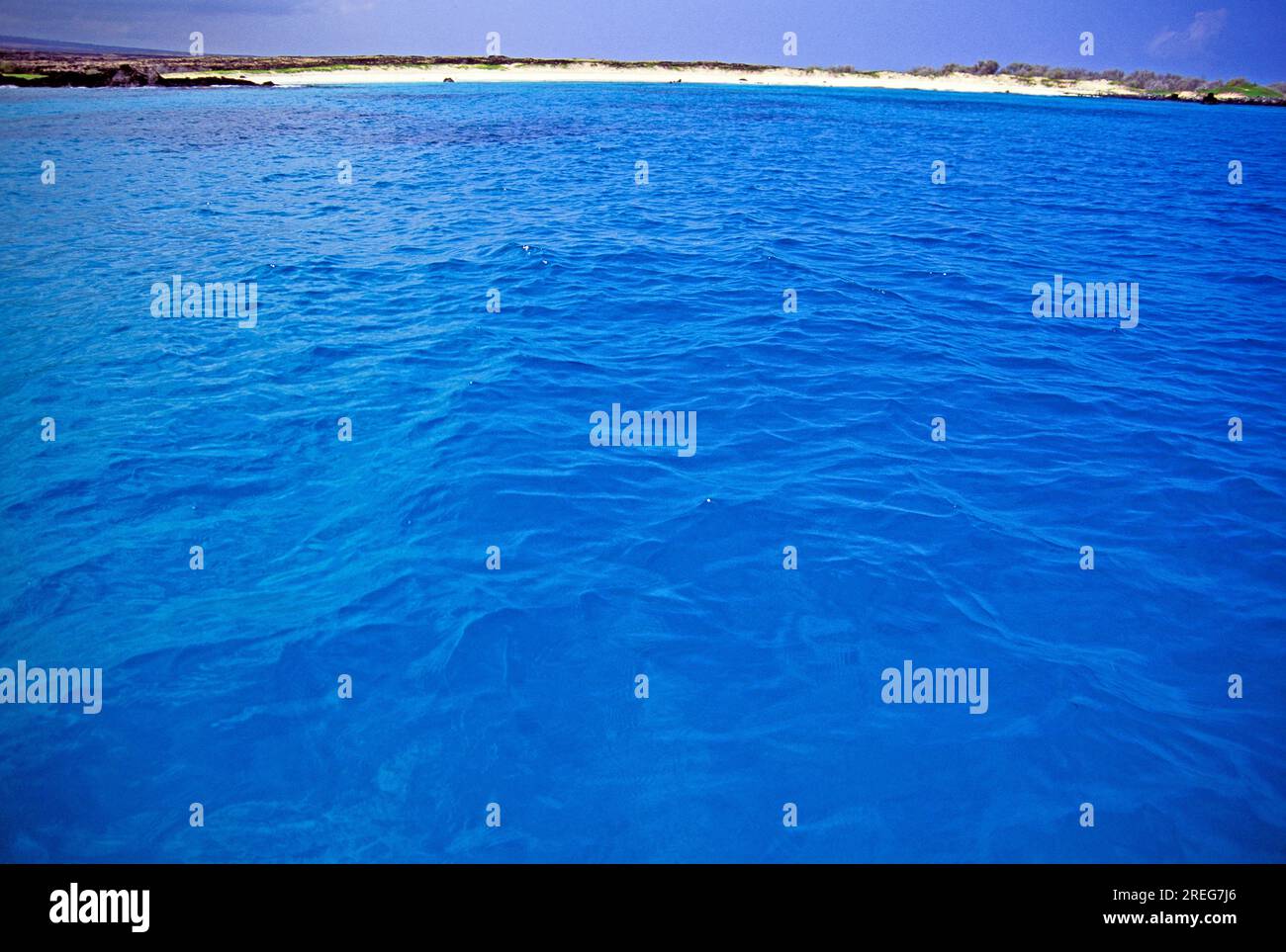 Panoramic view of Makalawena Beach, also known as Puu Alii Bay, a mix ...