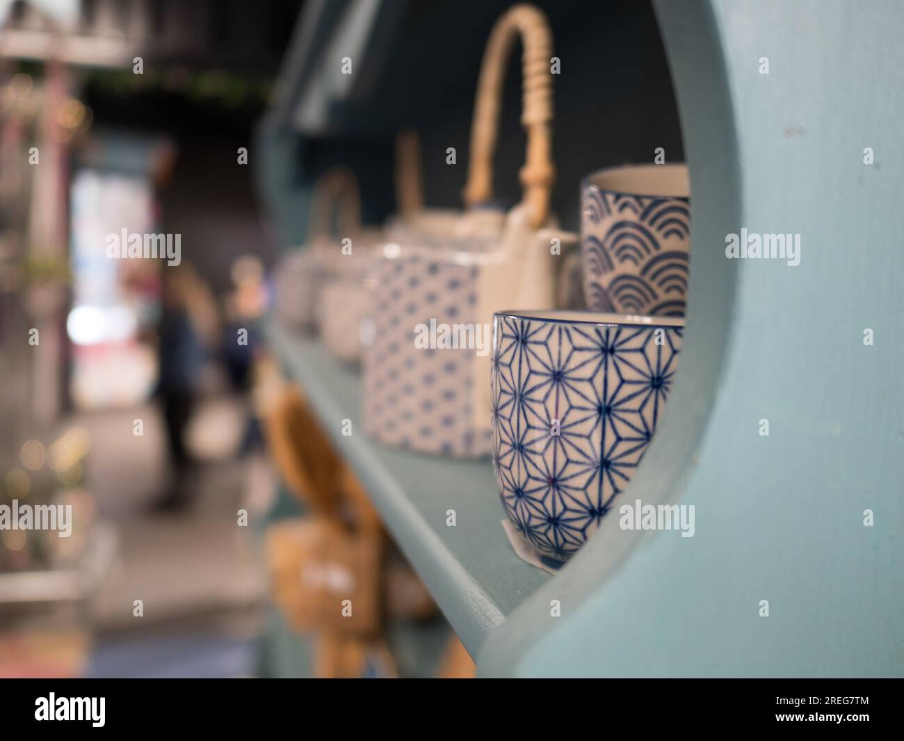 Light blue ceramics hi-res stock photography and images - Alamy