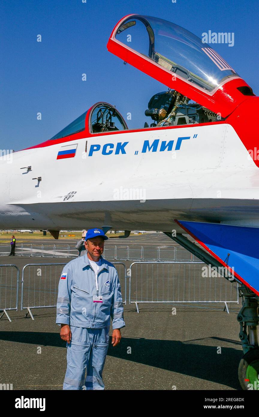MiG-29OVT jet plane, thrust vectoring testbed on show at the ...