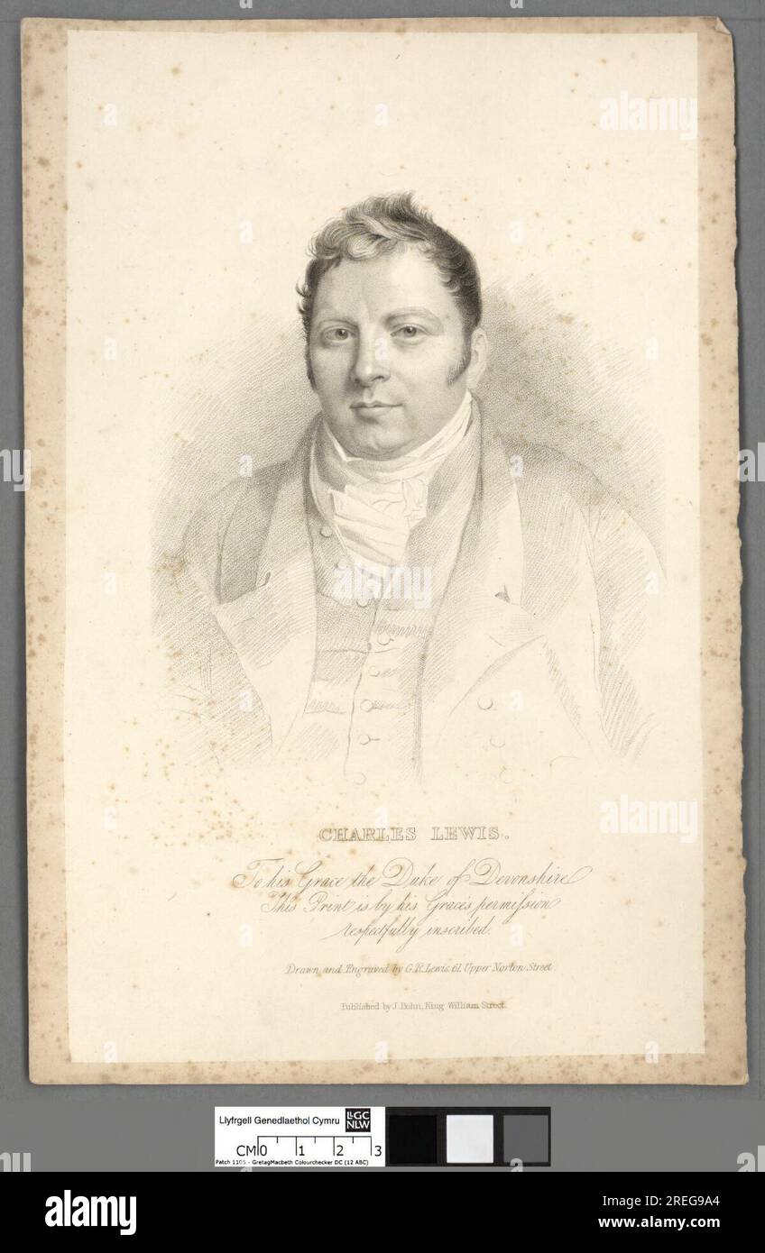 Charles Lewis circa 1810 by George Robert Lewis Stock Photo - Alamy