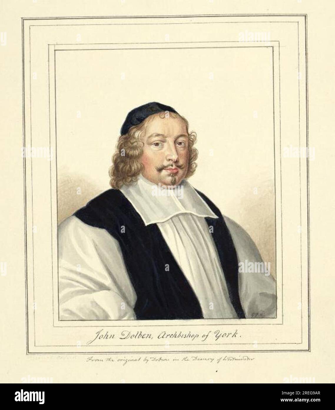 John Dolben, Archbishop of York circa 1820 by George Perfect Harding ...