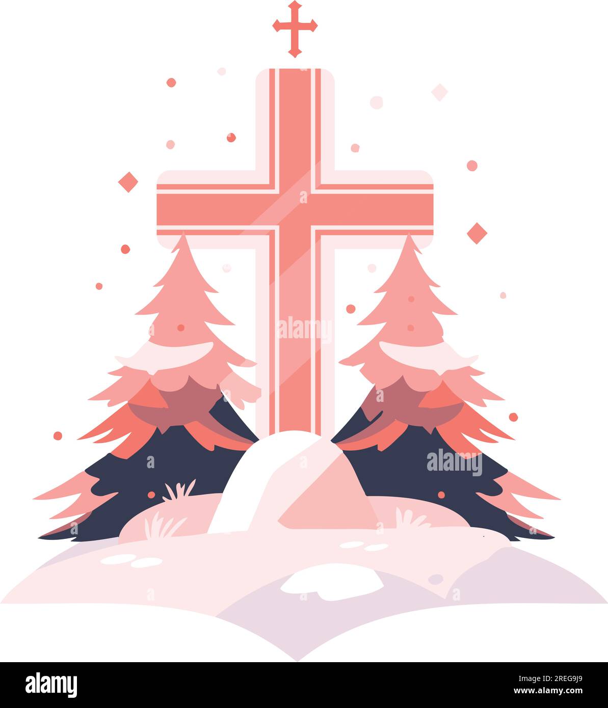 Advent cross Stock Vector Images - Alamy