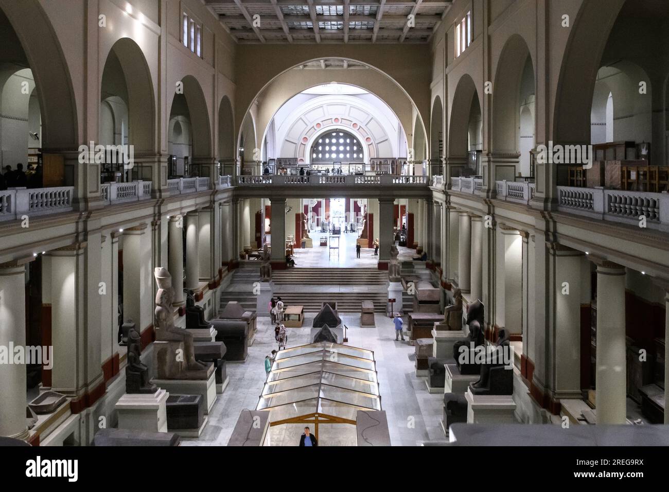 Cairo, Egypt - December 24, 2022: Exhibits of the Cairo Museum. The ...
