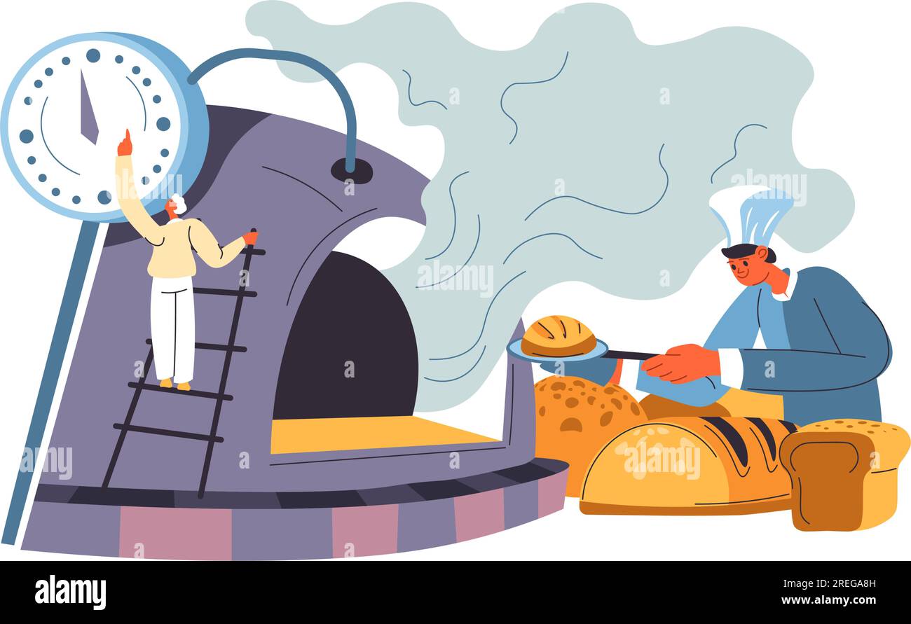 Making buns Stock Vector Images - Alamy