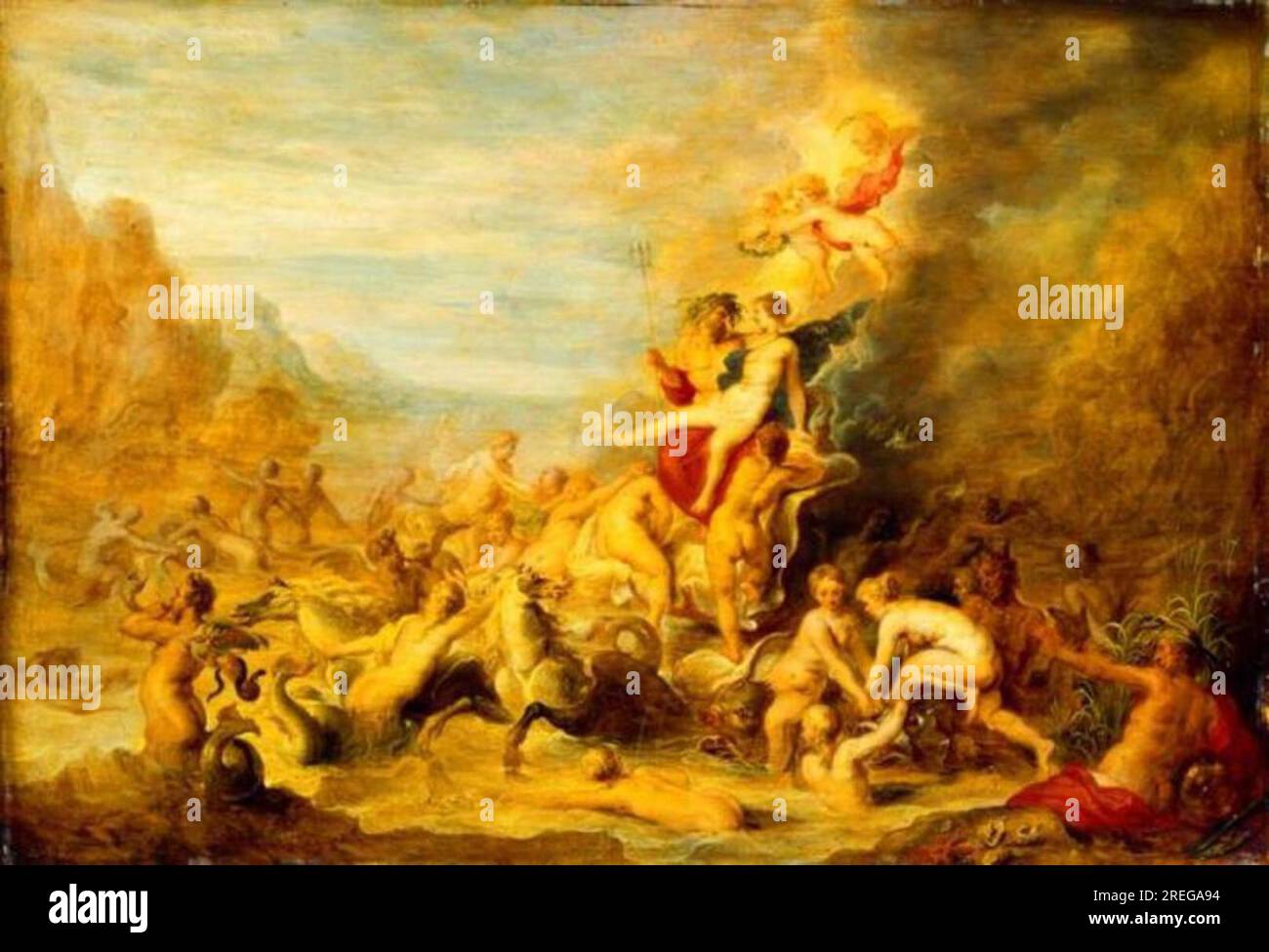 Triumph of Neptune and Amphitrite between 1581 and 1642 by Abraham van ...