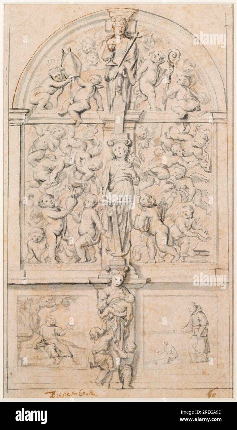 Design for the "Engelenpoort" (Angels’ Gate) of St. Augustine’s Church ...