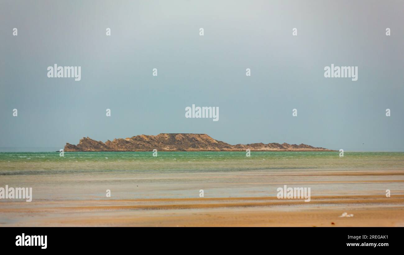 Dragon Island in the Dakhla Peninsula in Morocco Stock Photo - Alamy