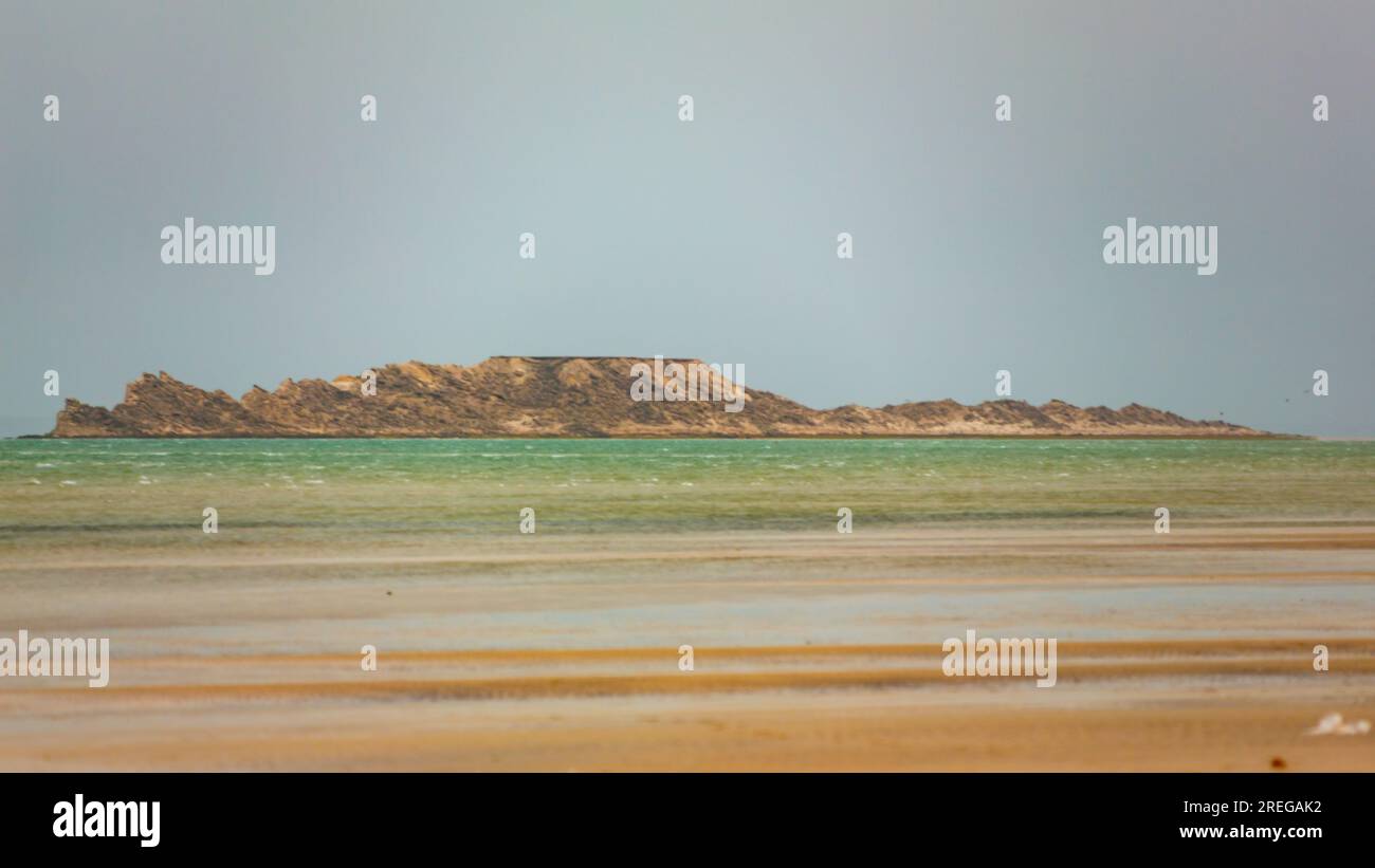 Dragon Island in the Dakhla Peninsula in Morocco Stock Photo - Alamy