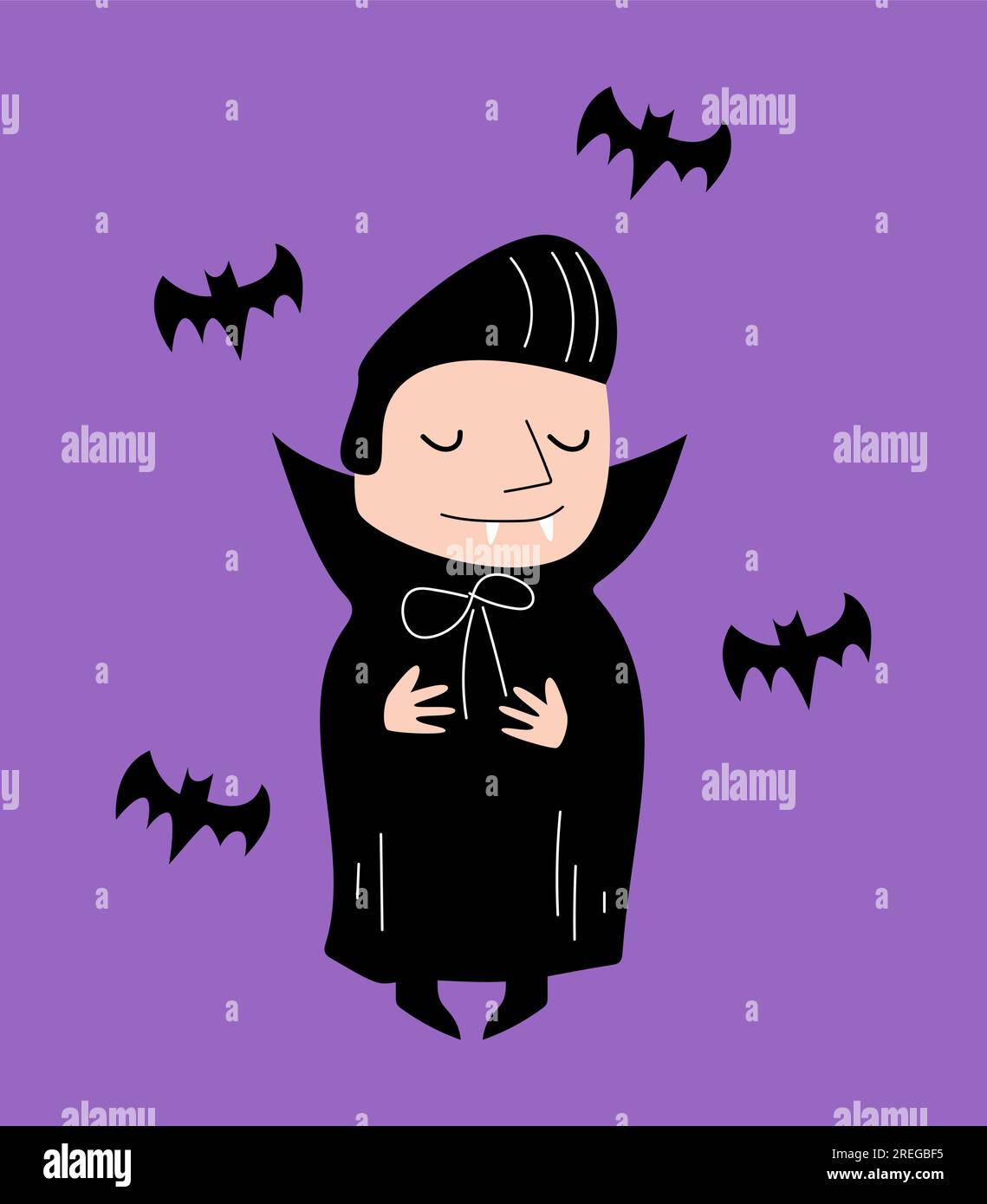 Dracula . Halloween cartoon characters . Vector Stock Vector Image ...
