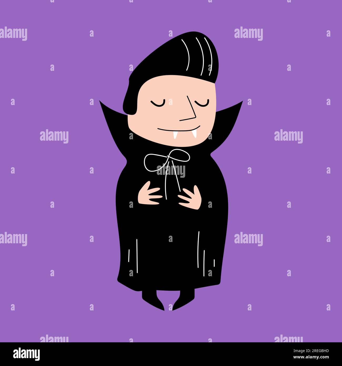 Dracula . Halloween cartoon characters . Vector Stock Vector Image ...