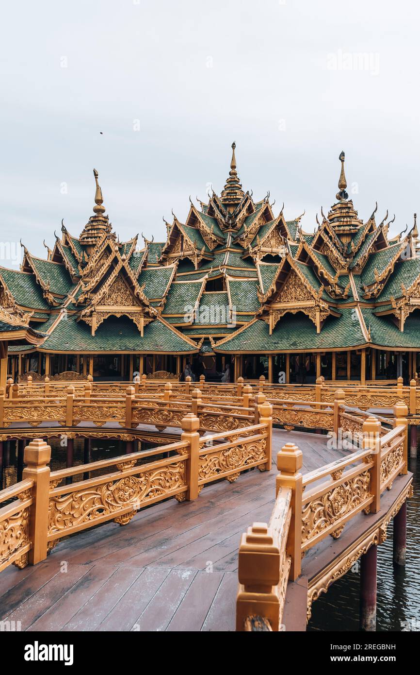 Ancient city in Bangkok Thailand, Ancient Siam, Muang Boran Stock Photo ...