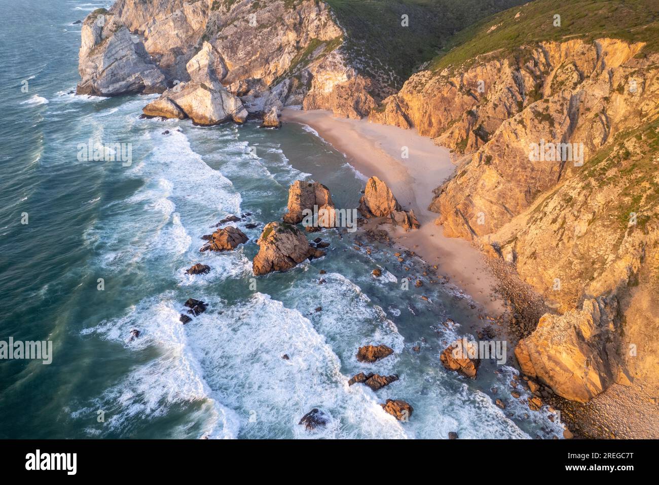 Drone photo praia da ursa portugal hi-res stock photography and images ...