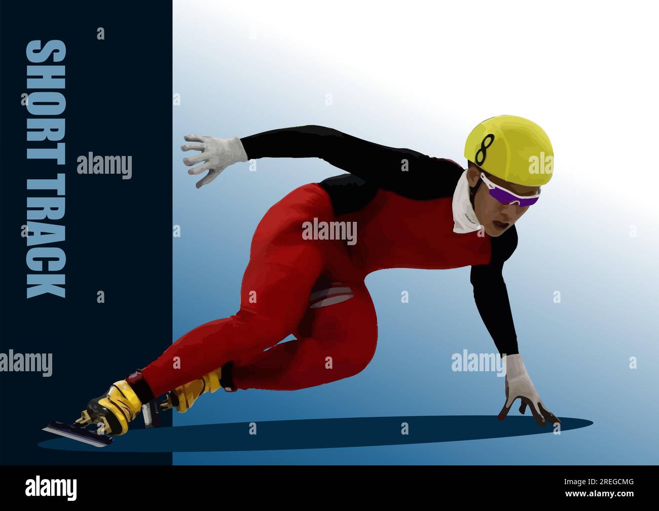 Short track championships Stock Vector Images - Alamy