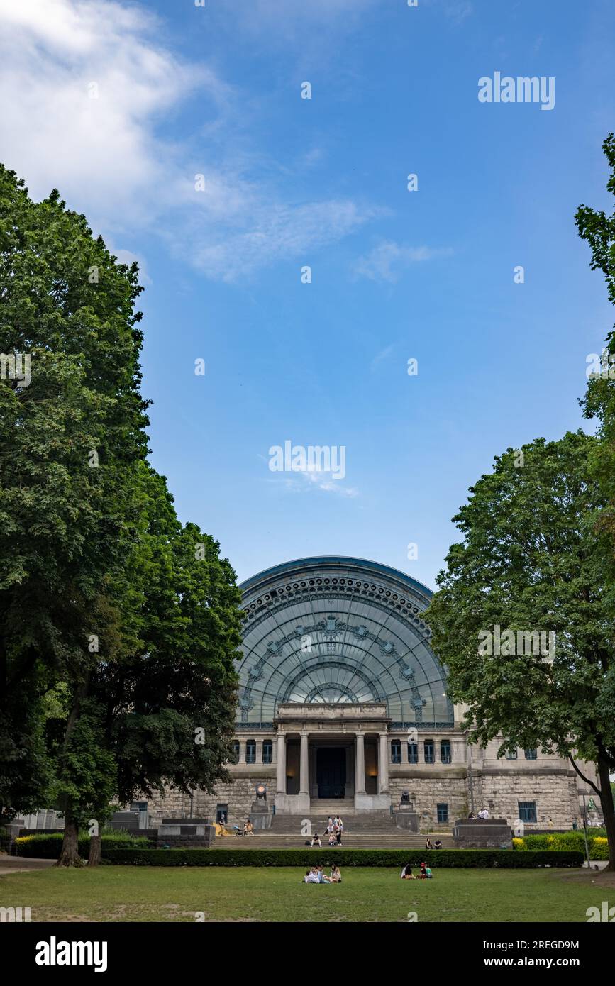 Brussels, Belgium, 23 june 2023. Entry of the Northern Hall of the Parc ...