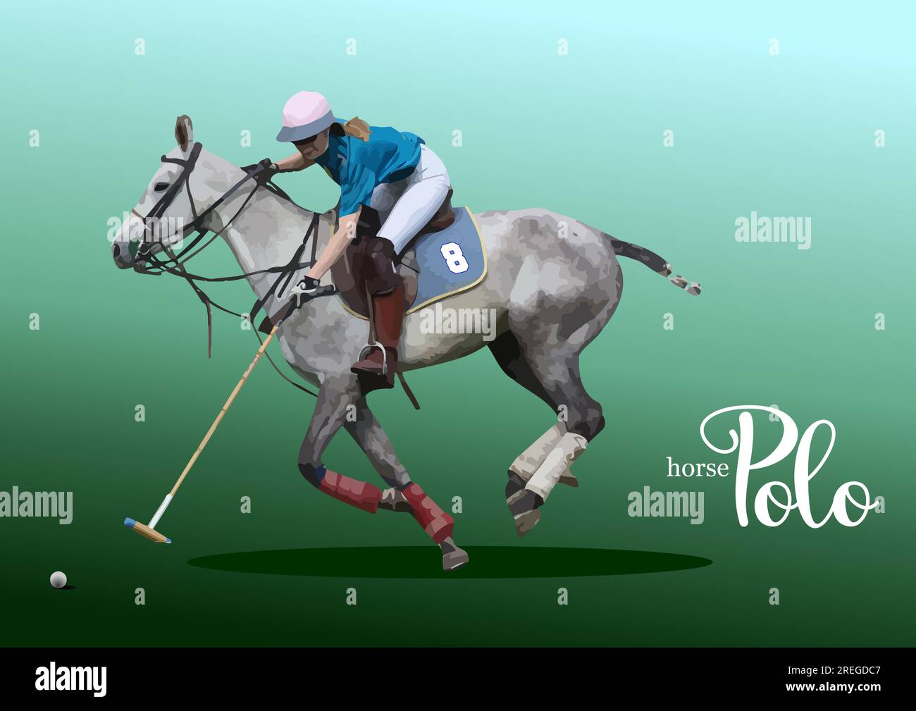 Teen with horses Stock Vector Images - Alamy