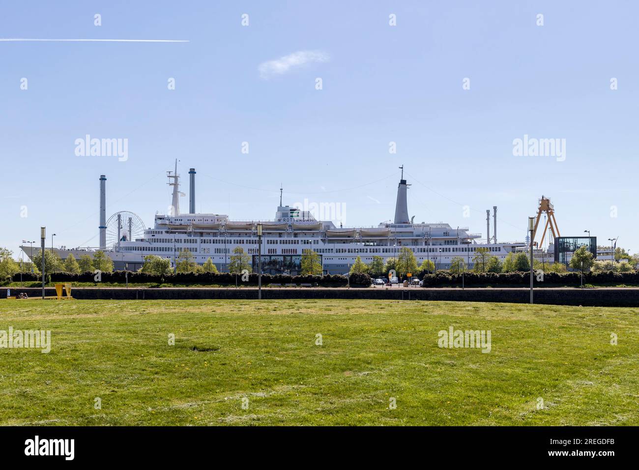 Rotterdam, the Netherlands - 2022-04-21: Retired steam ship SS ...