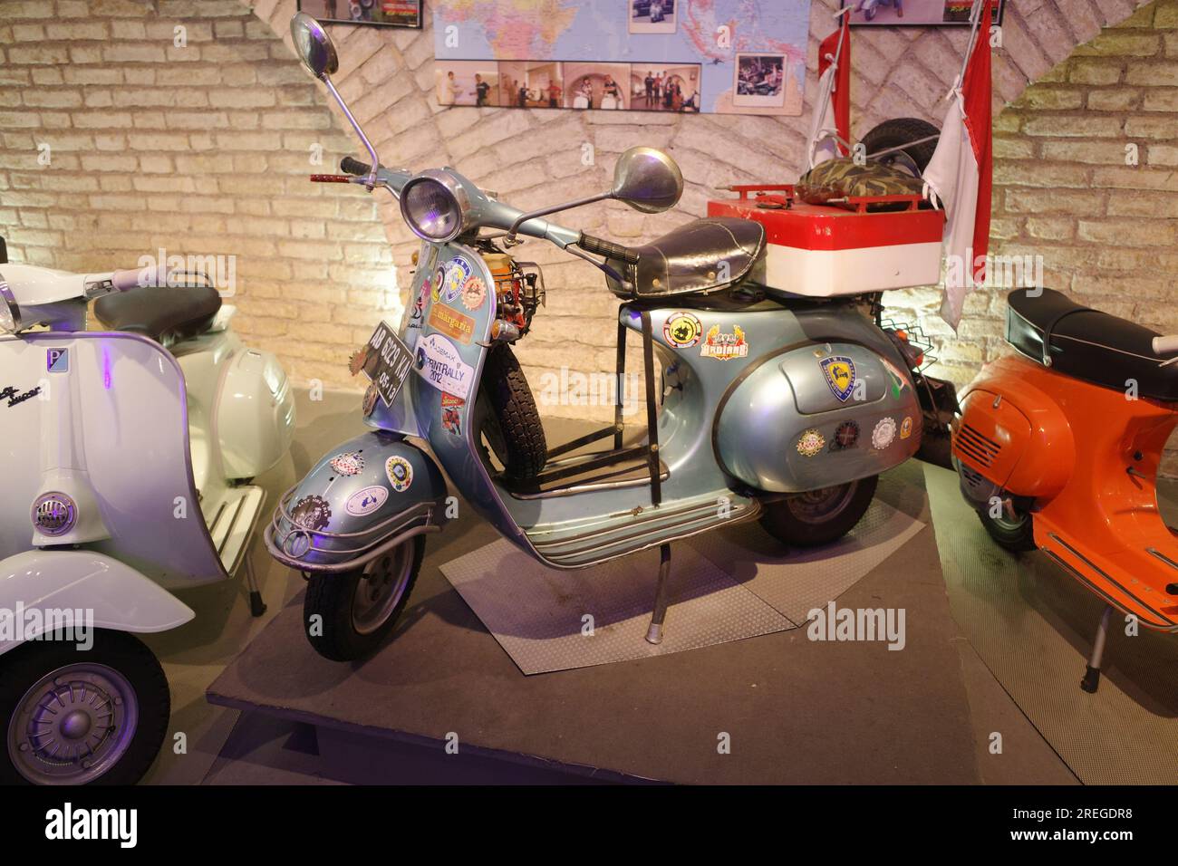 Rome, Italy - 27 Nov, 2022: Classic Italian Scooters at the Vespa ...