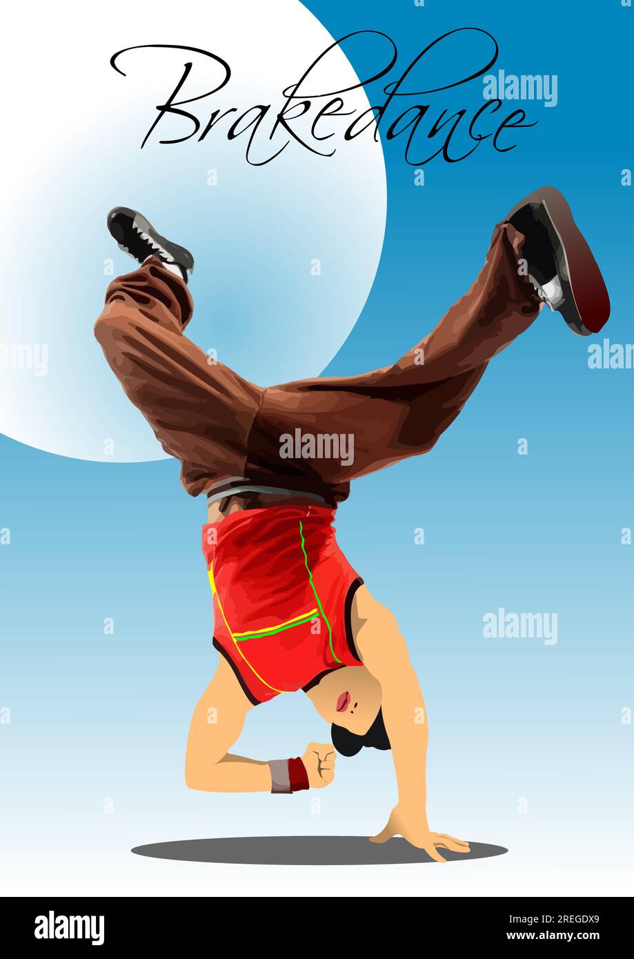 Dance competition not dancesport Stock Vector Images - Alamy