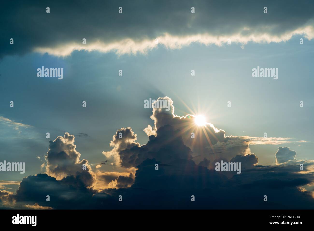 Awe-Inspiring Views of the Sun Shining Through the Clouds and the ...