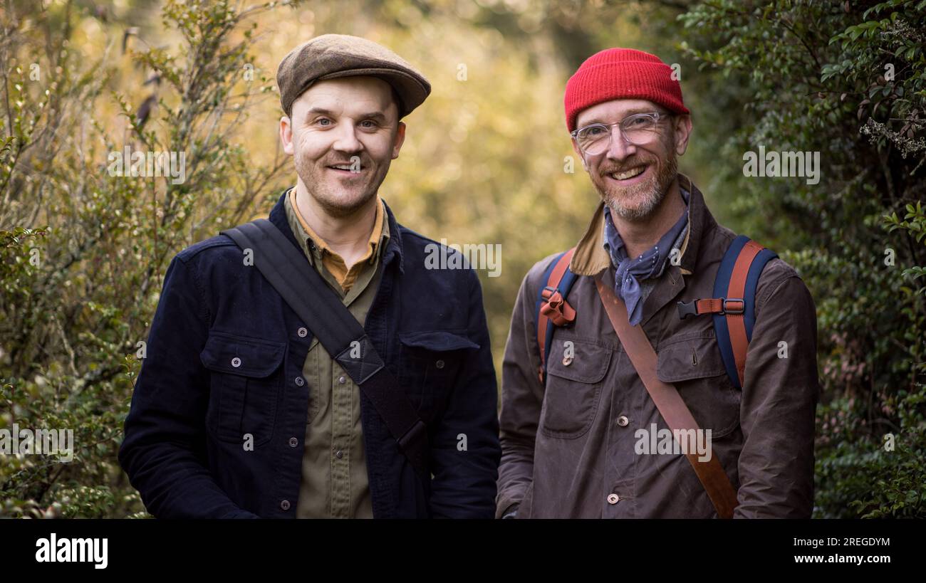 Two men smiling hi-res stock photography and images - Alamy