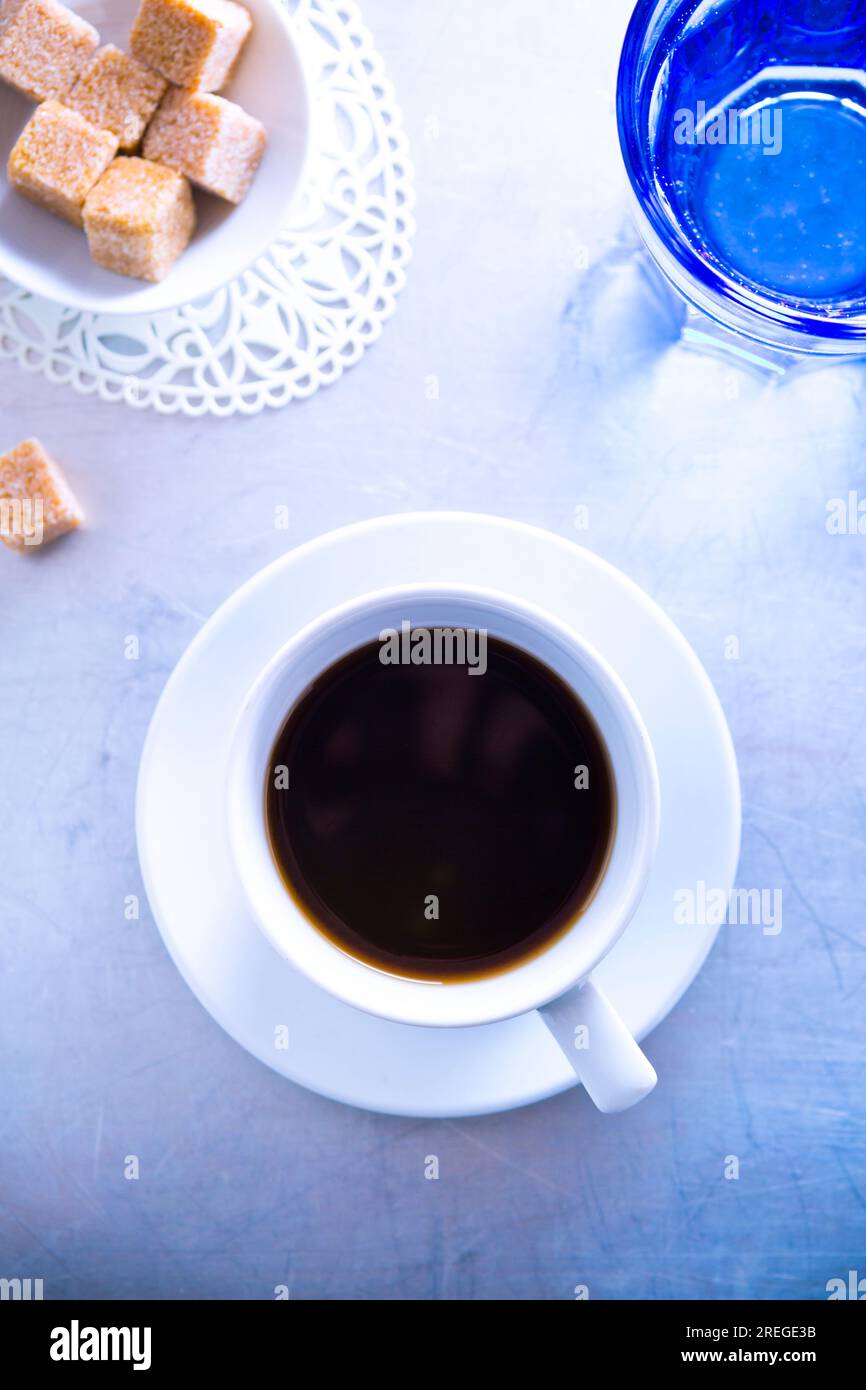 Glass cup bird's eye view hi-res stock photography and images - Alamy