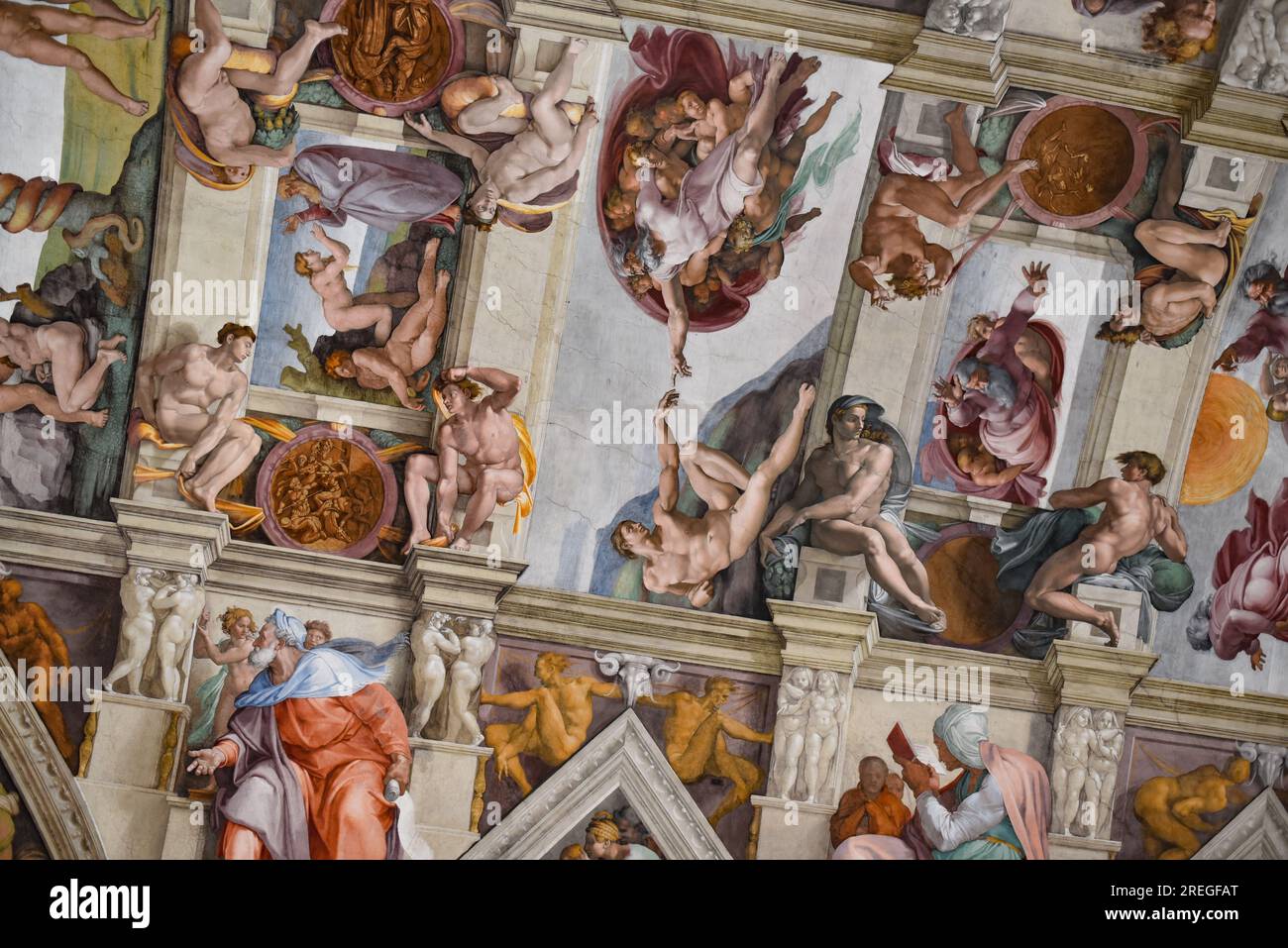 Rome, Italy - 27 Nov 2022: The iconic image of the Hand of God giving ...