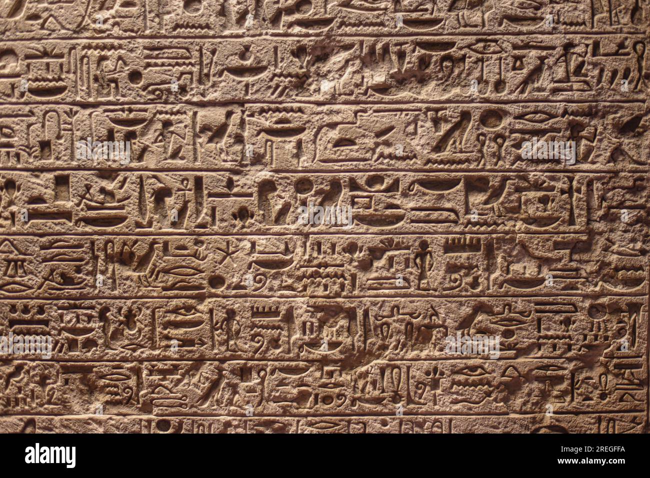 Rome, Italy - 27 Nov, 2022: Ancient Egyptian mummys and statues in the ...