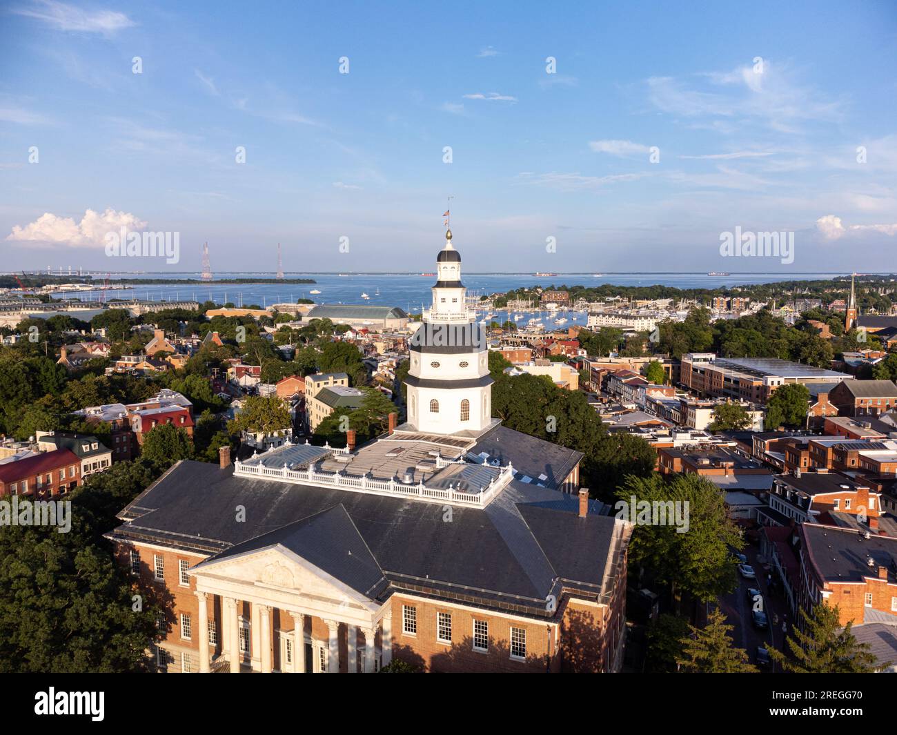 The Maryland State House in downtown Annapolis Maryland Stock Photo - Alamy