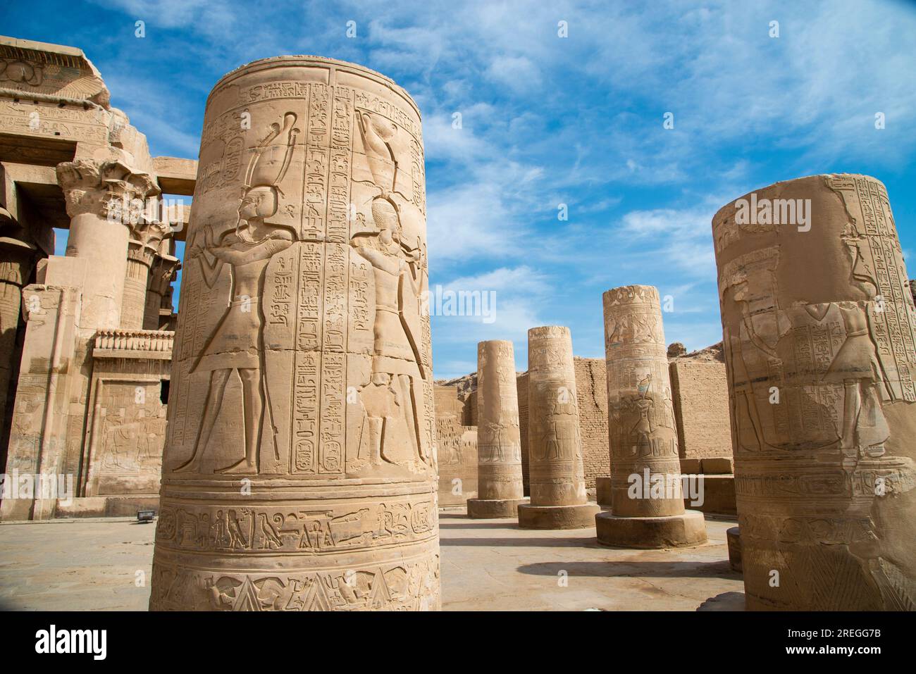 Temple of Sobek and Haroeris, Kom Ombo Stock Photo - Alamy
