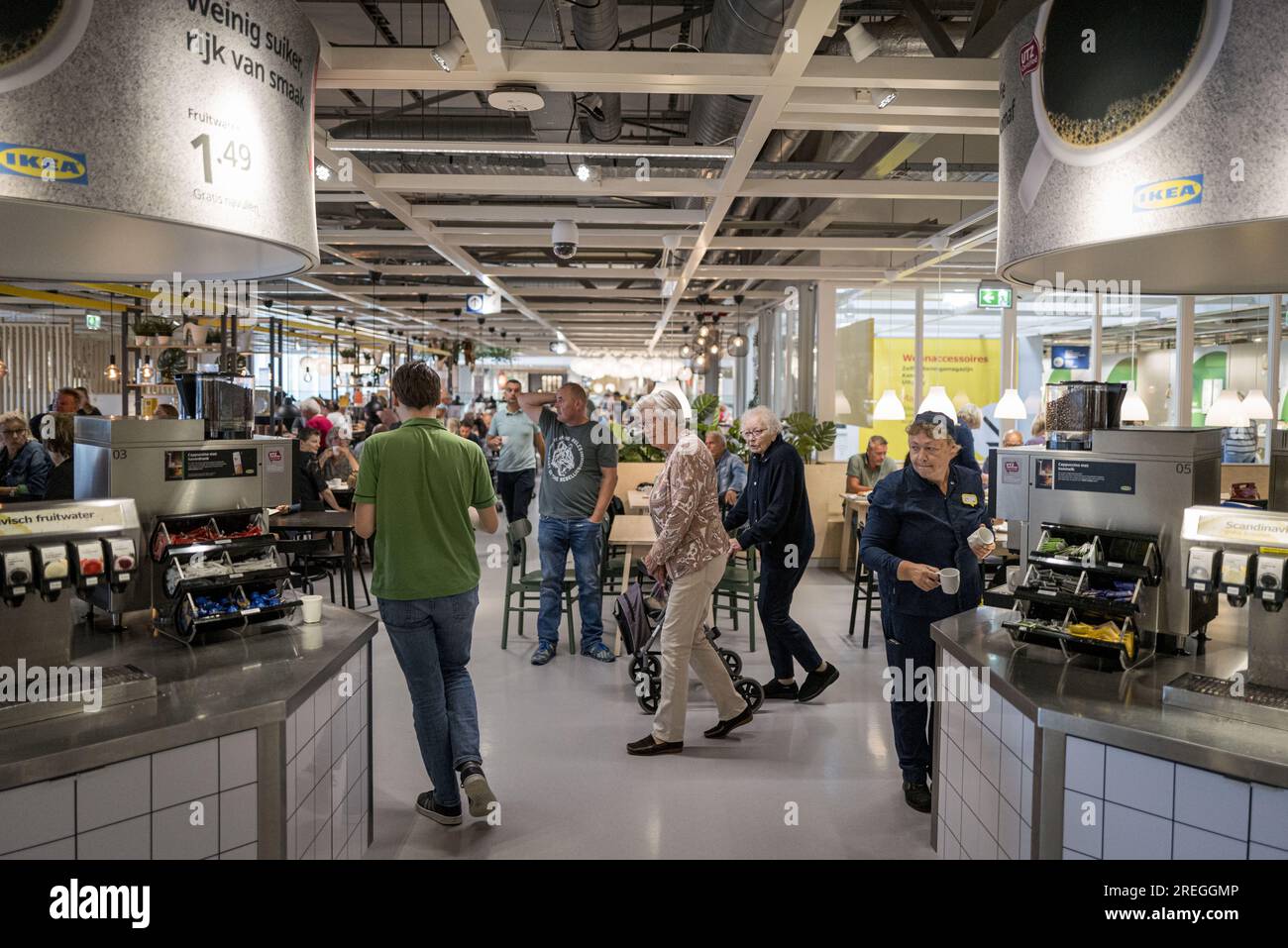 HENGELO - Visitors celebrate the 80th anniversary of the IKEA store ...
