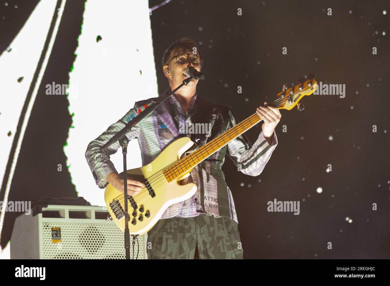 Simone Pagani (Pinguini Tattici Nucleari Stock Photo - Alamy