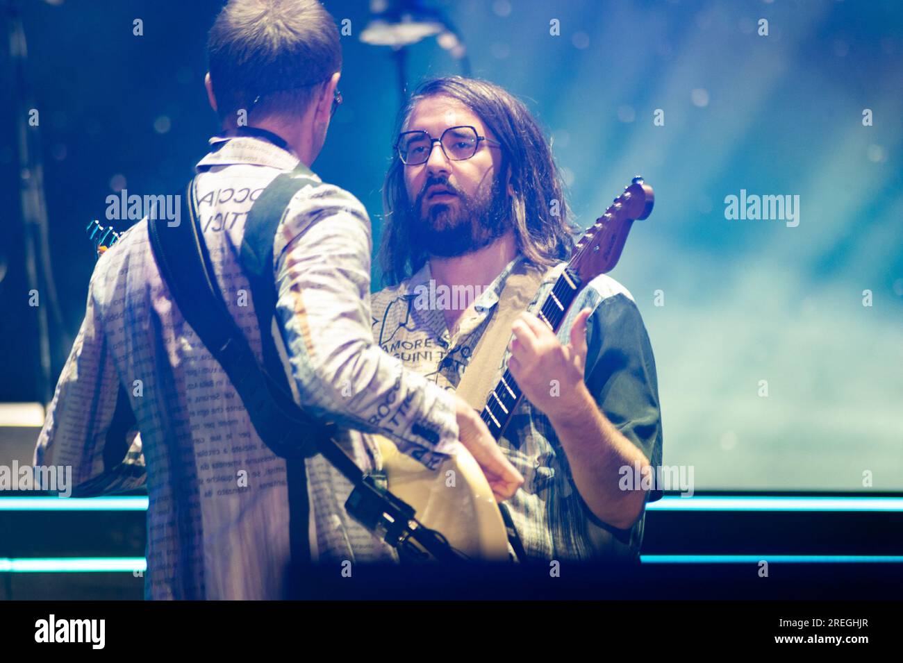 Simone Pagani and Nicola Buttafuoco (Pinguini Tattici Nucleari Stock ...