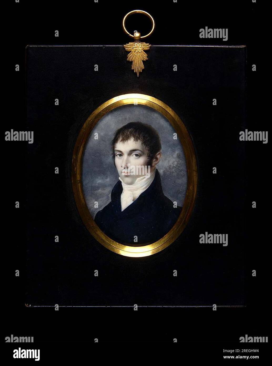 Portrait of a Gentleman circa 1800 by Peter Edward Stroehling Stock ...