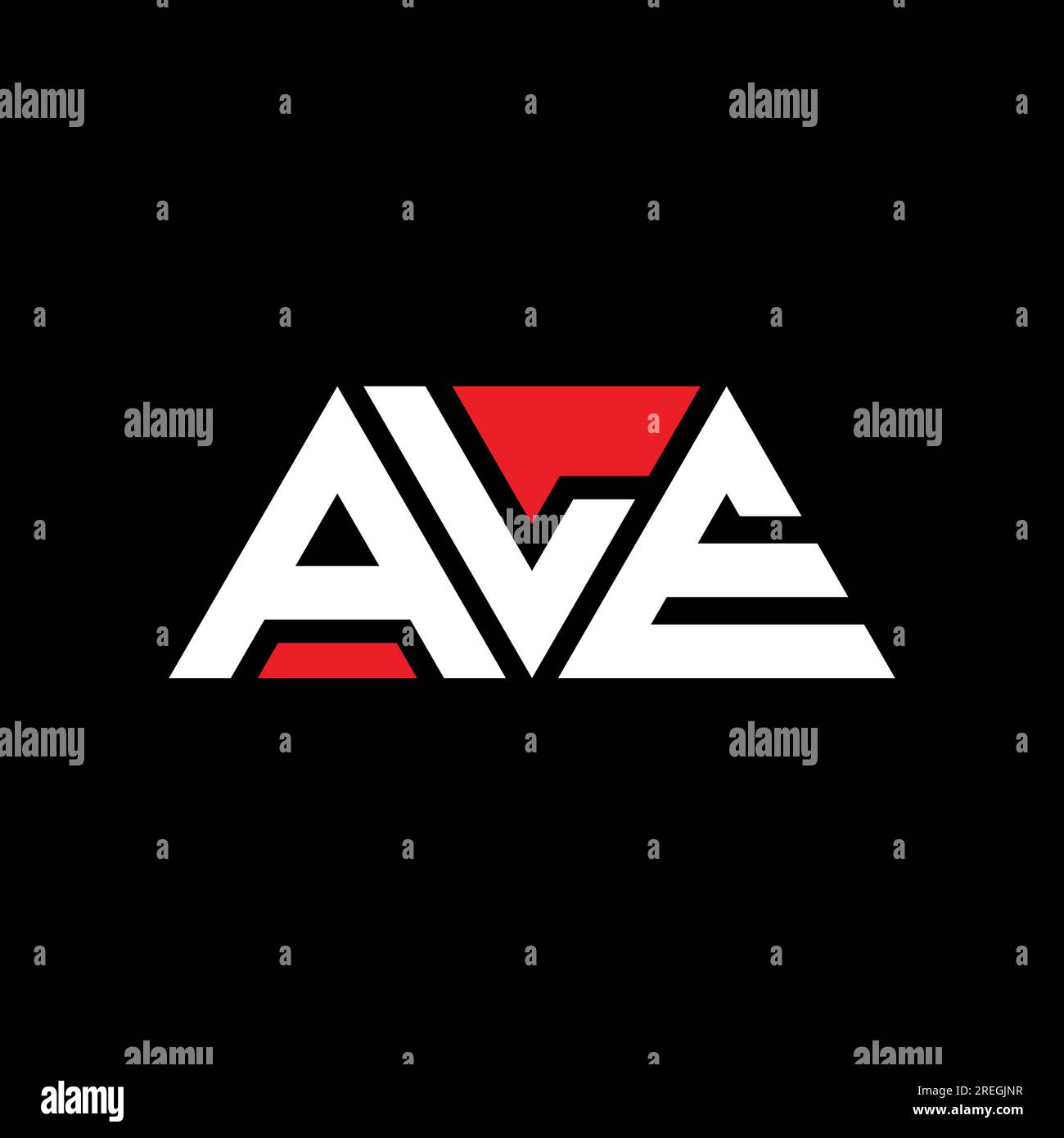 ALE triangle letter logo design with triangle shape. ALE triangle logo ...