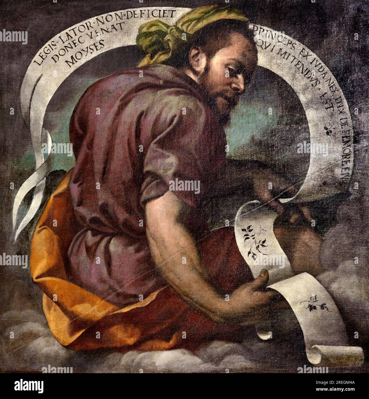 Profeta Mosè - olio su tela - Gerolamo Romani detto Romanino - 1524 ...
