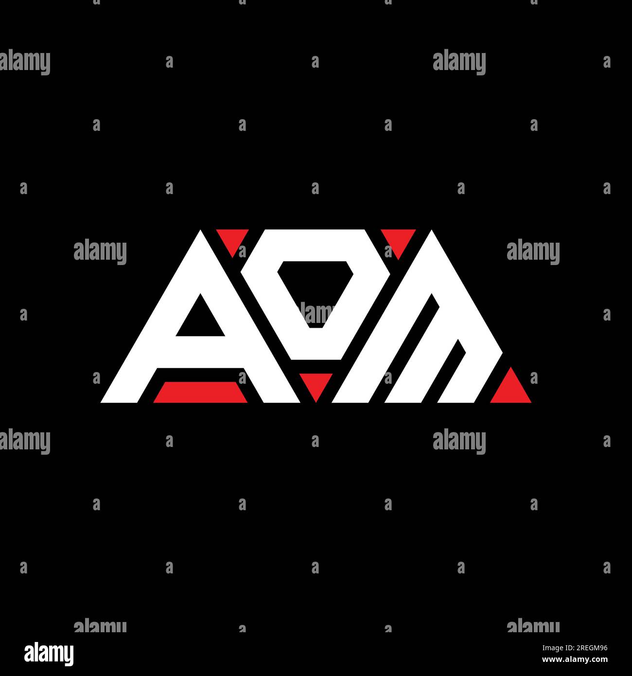 Aom logo design hi-res stock photography and images - Alamy