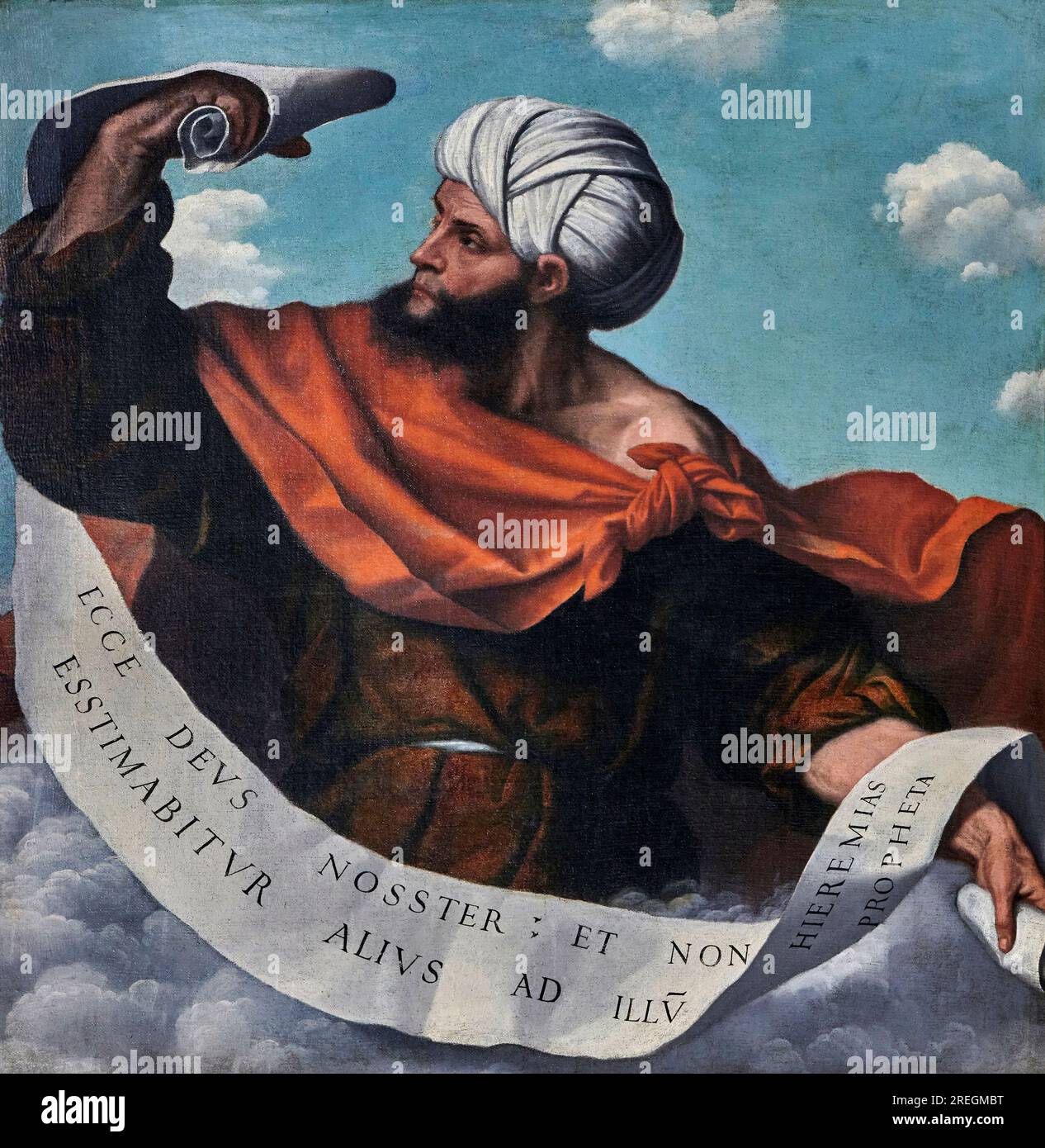 Profeta Geremia - olio su tela - Alessandro Bonvicino detto il Moretto ...