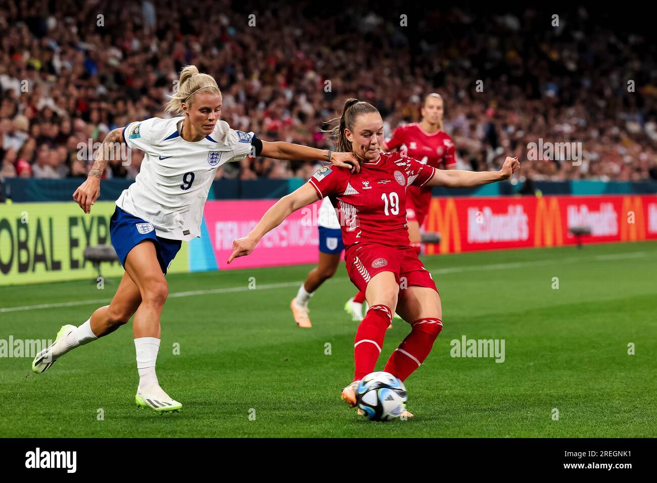 Sydney, Australia, 28 July, 2023. Janni Thomsen of Denmark passes the ...