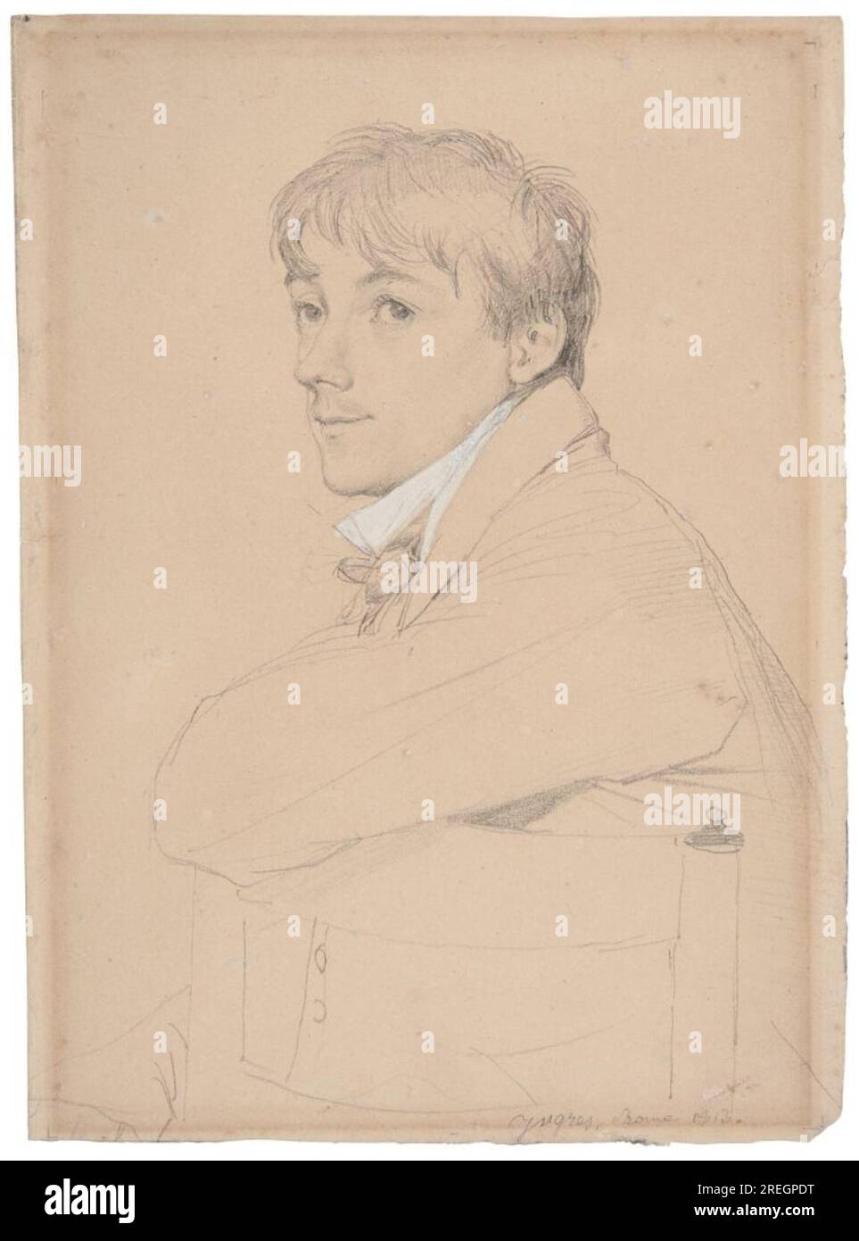 Jean-Louis Provost, Architect 1813 by Jean Auguste Dominique Ingres ...