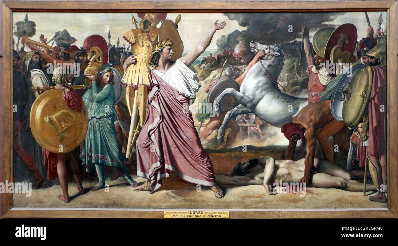 Romulus 1812 by Jean Auguste Dominique Ingres Stock Photo - Alamy