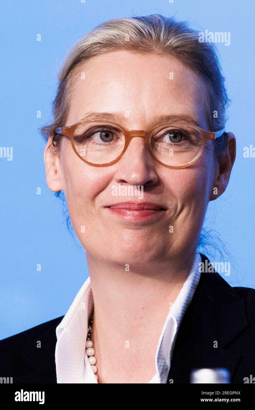 Magdeburg, Germany. 28th July, 2023. Alice Weidel, AfD federal ...