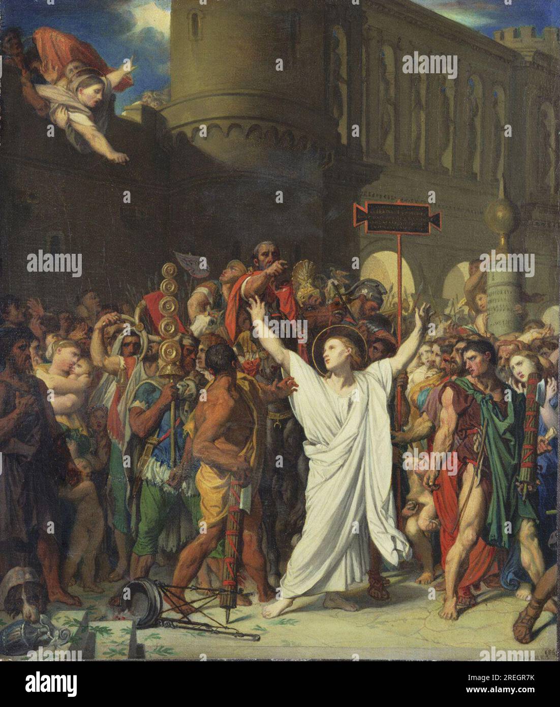 The Martyrdom of Saint Symphorien 1865 by Jean Auguste Dominique Ingres ...