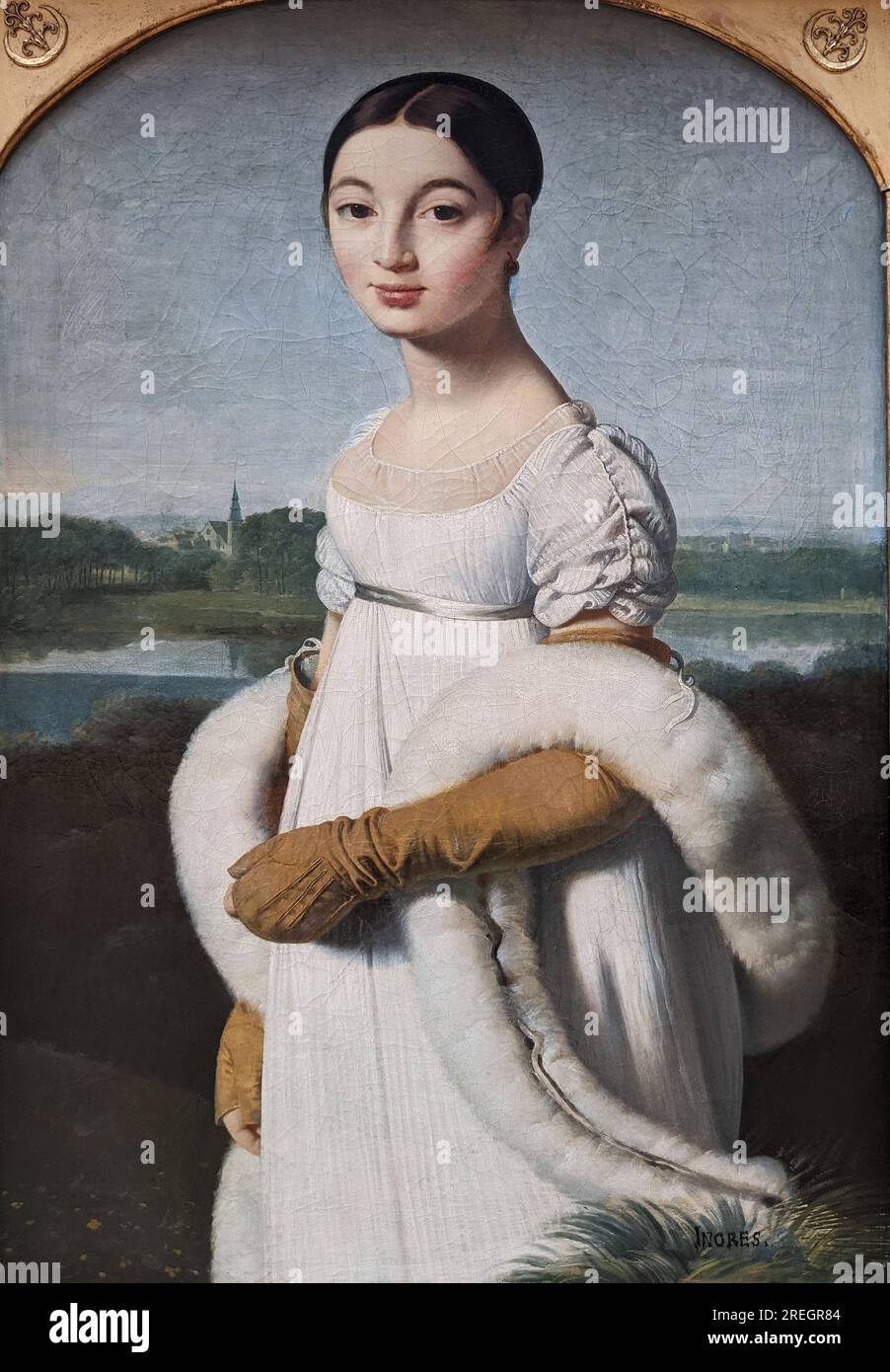 Mademoiselle Caroline Riviere Jean Auguste Dominique Ingres