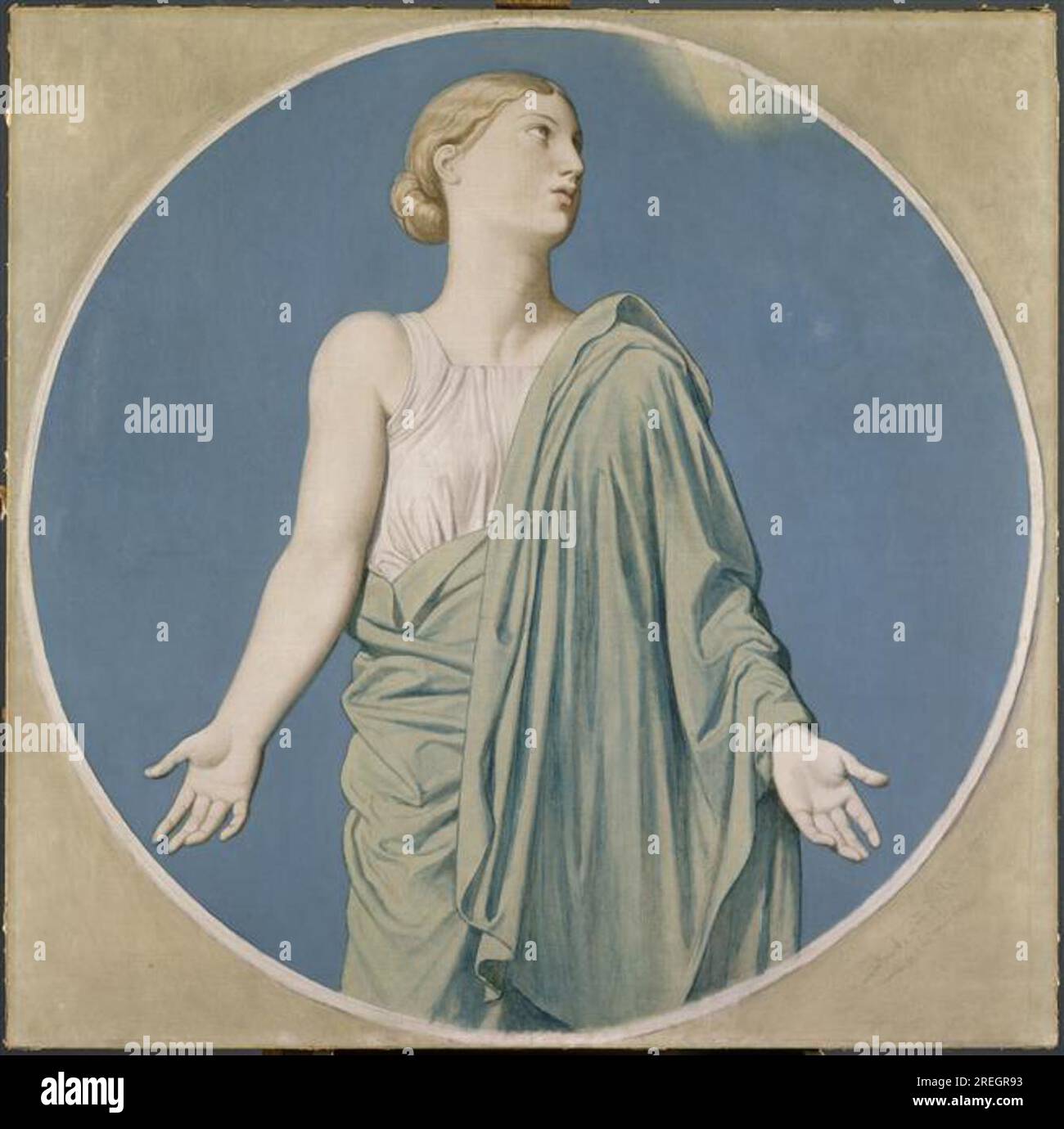 L'Espérance 1842 by Jean Auguste Dominique Ingres Stock Photo - Alamy