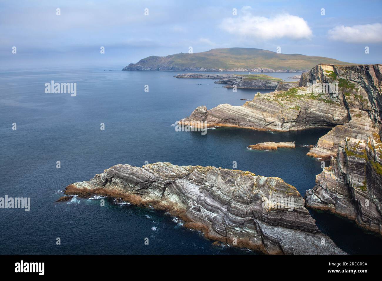 The cliffs of County Kerry as seen from Kerry Cliffs, Portmagee ...